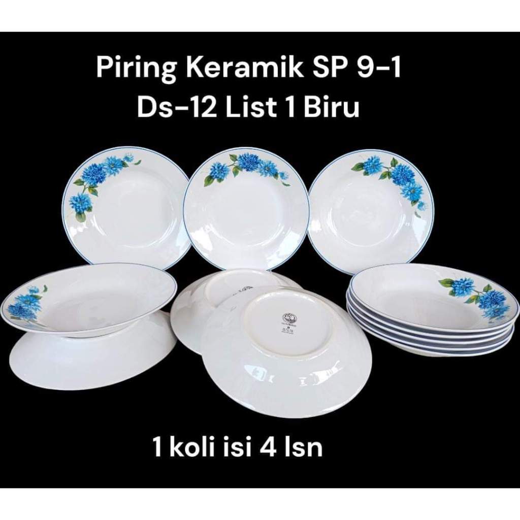 Jual Piring makan keramik/piring aestetic/piring mewah/piring 9 inci ...