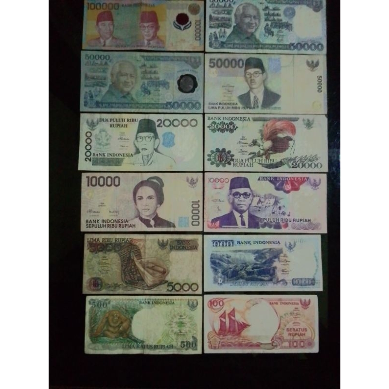 Jual PAKET LENGKAP UANG KUNO KERTAS ASLI TAHUN 1990 AN | Shopee Indonesia