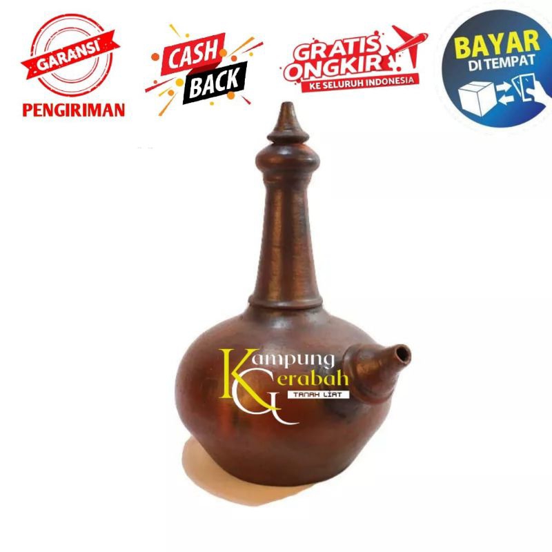 Jual KENDI TANAH LIAT LEHER PANJANG | KENDI SUPER AYU TRADISIONAL ...