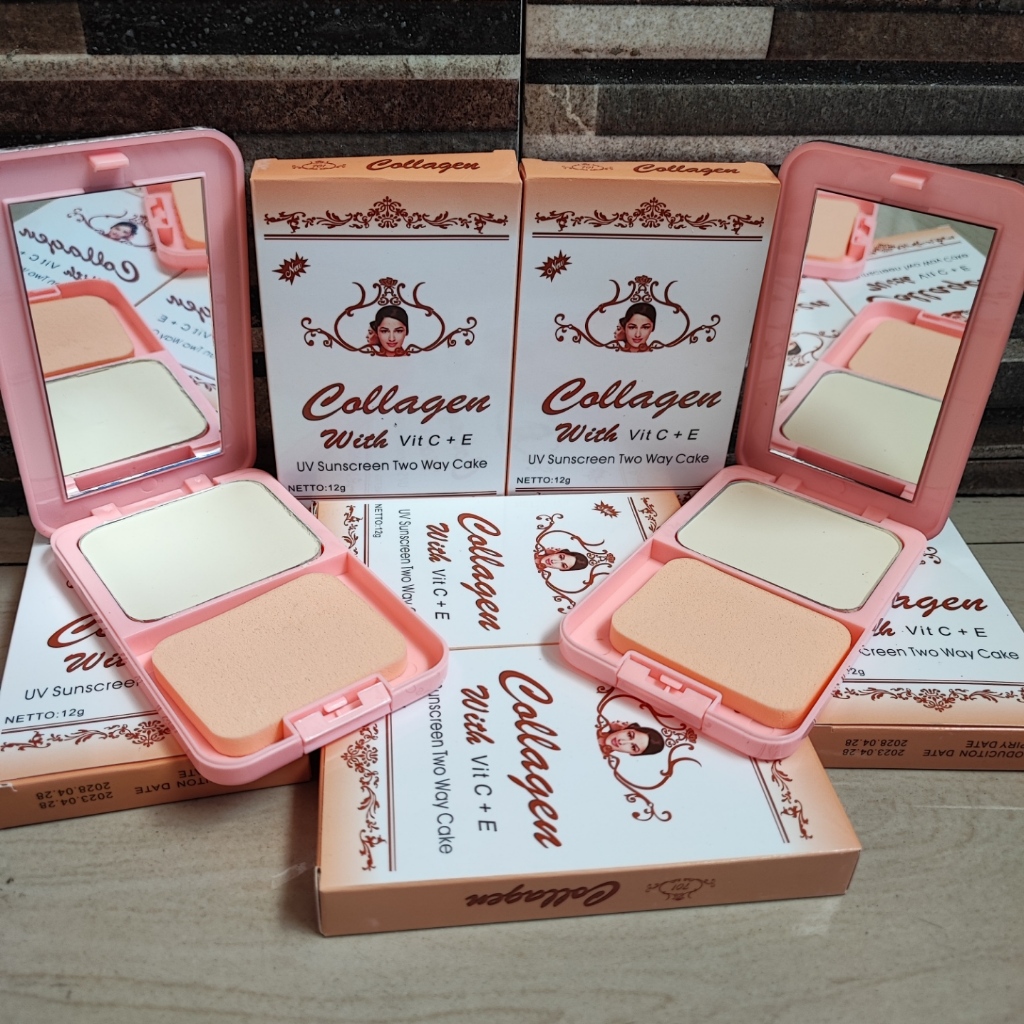 Jual BEDAK POND'S | COLLAGEN TWC WITH VIT C + E 12g TWO WAY CAKE ...