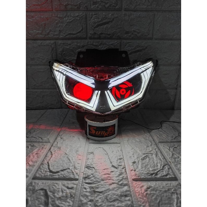 Jual PAKET BILED BEAT DELUXE LAMPU SARINGAN PUTAR LAZY ALIS BEAT LED ...