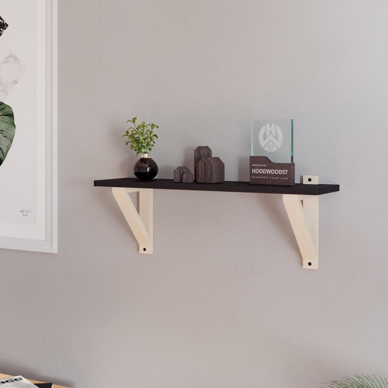 Jual rak dinding 001 simple minimalis praktis hitam putih rak gantung ...