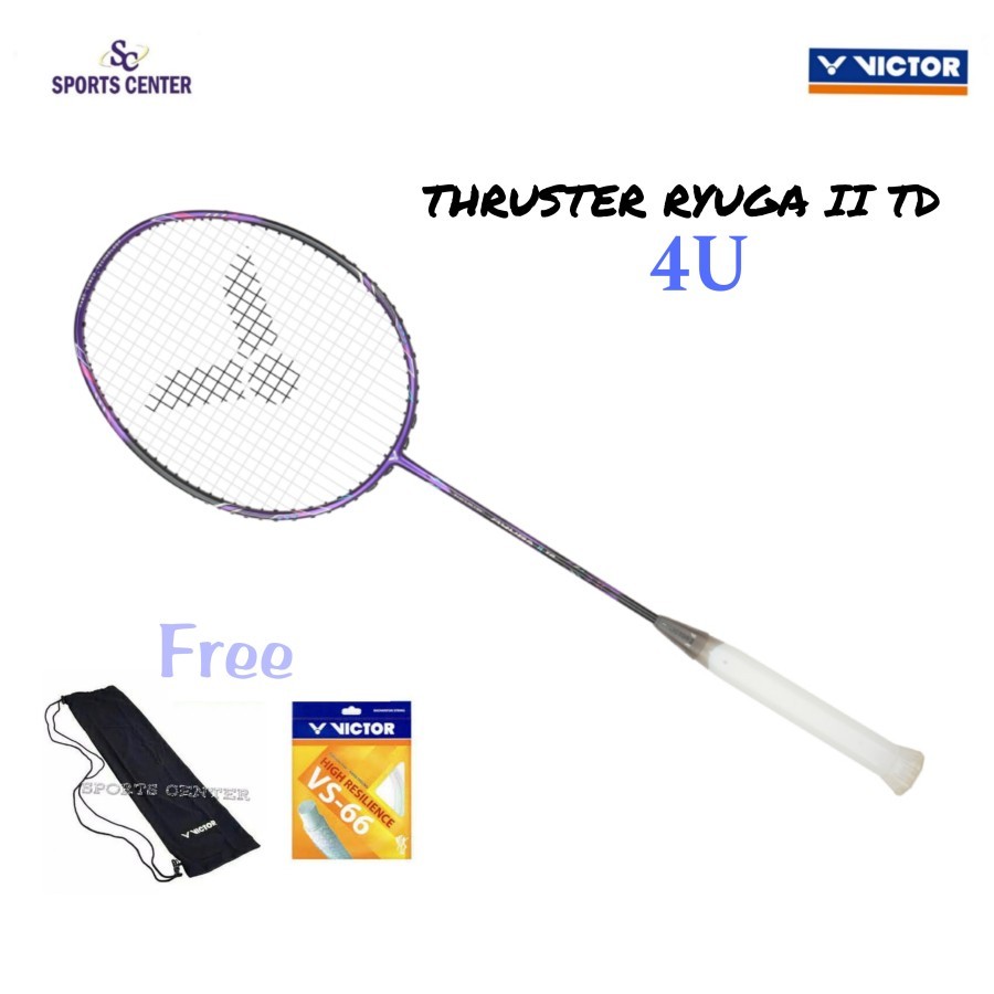 Jual New Hot Item Raket Badminton Victor Thruster / TK Ryuga II TD J ...