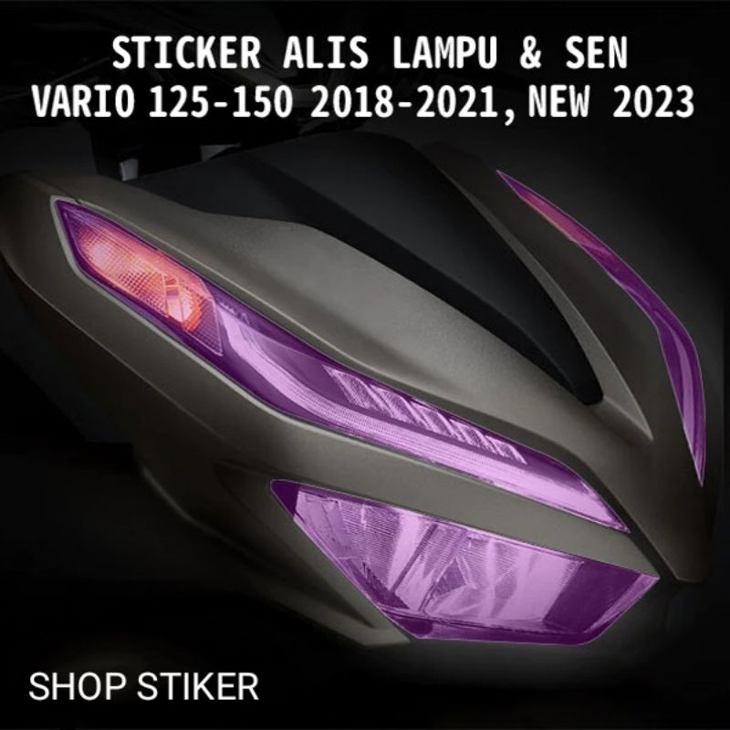 Jual Stiker lampu sen vario 125 / 150 2018 - 2021 | Sticker Alis dan ...