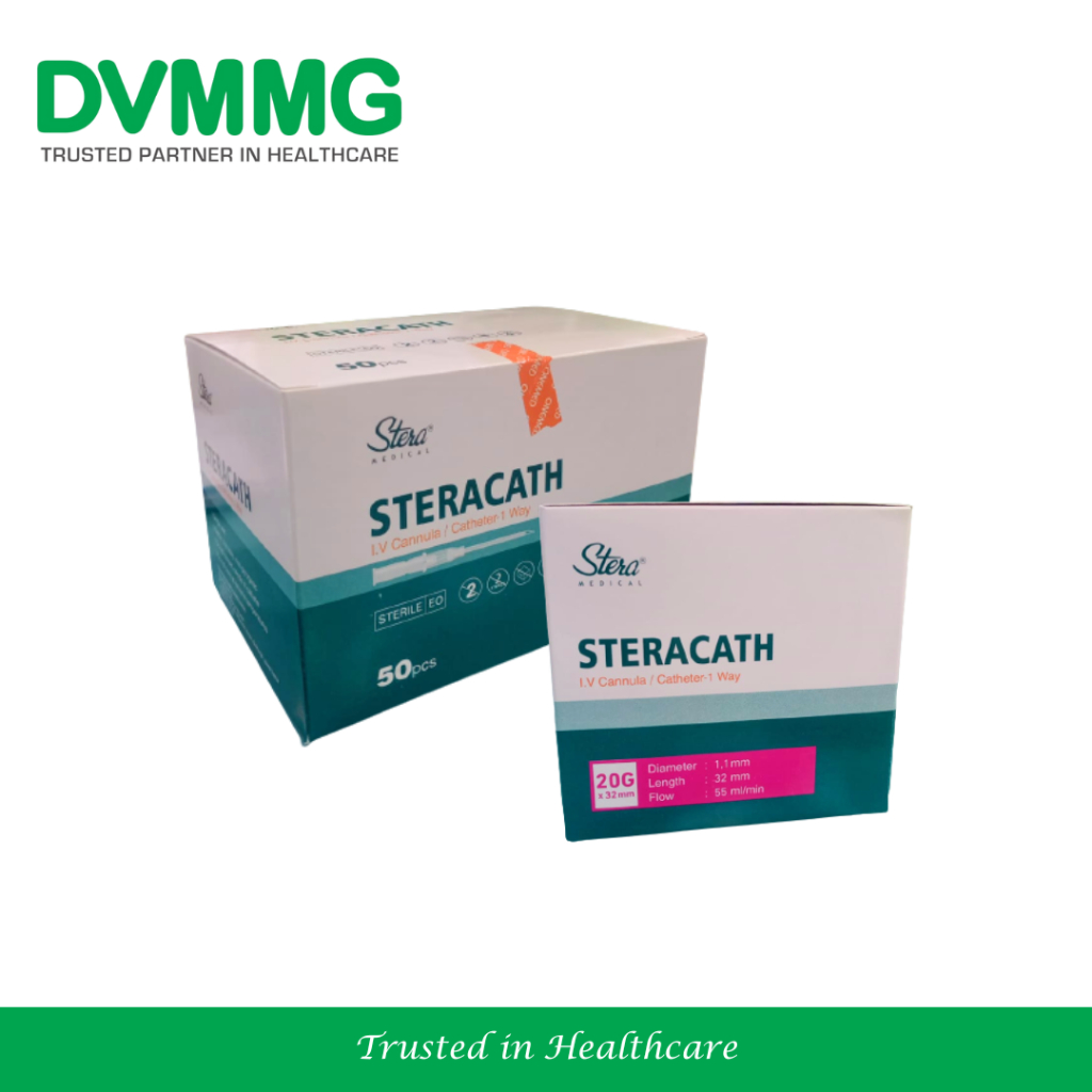 Jual Stera Cath 20G Abbocath IV Catheter Inflo IV Cannula Jarum Medis ...