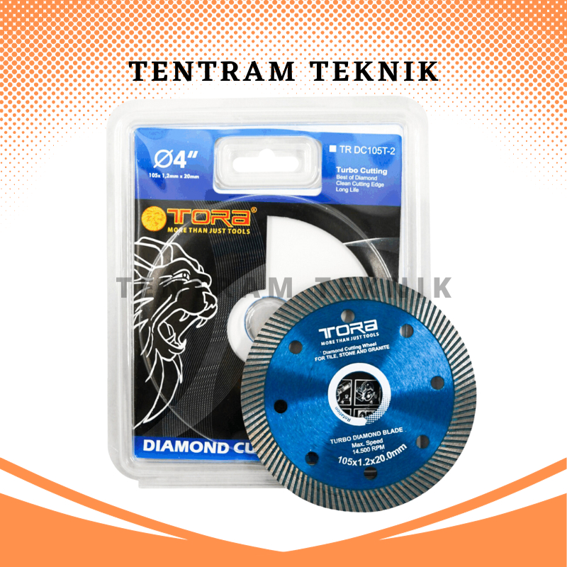 Jual Diamond Cutting Wheel Turbo 4 Inch Tora (105T-2) / Mata Gerinda ... Jual Diamond Cutting Wheel Turbo 4 Inch Tora (105T-2) / Mata Gerinda ...