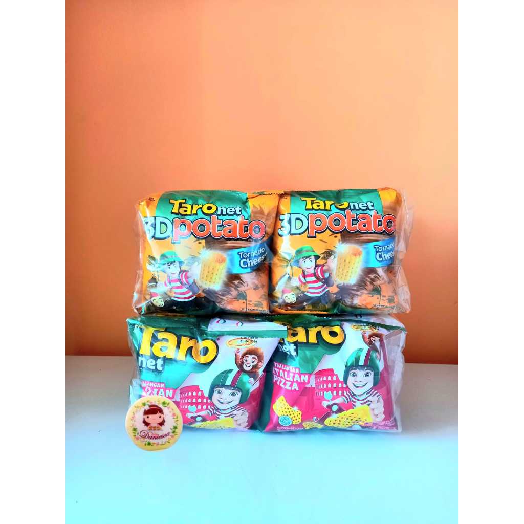 Jual .Taro Net 32 gram isi 6 bks Taro Nett Italian pizza , tornado ...