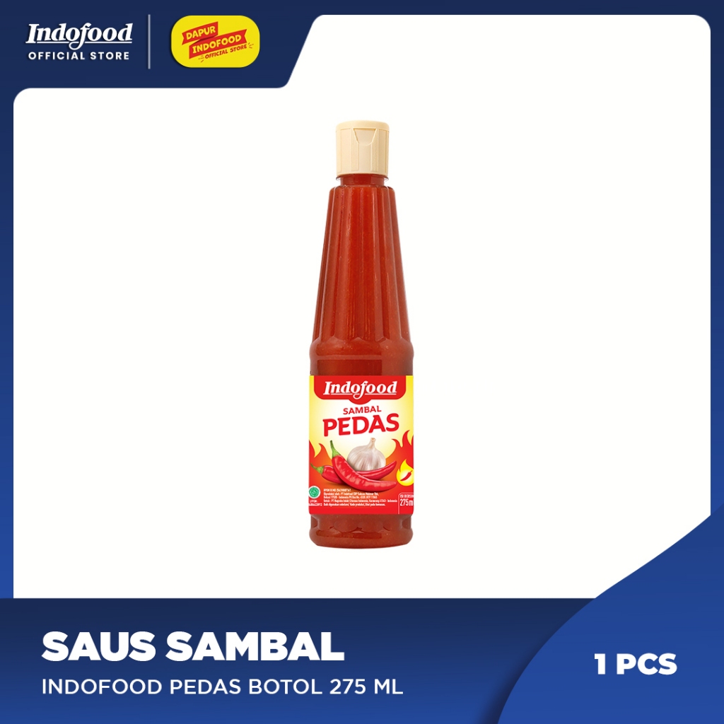 Jual Sambal Indofood Pedas Botol 275 ml | Shopee Indonesia