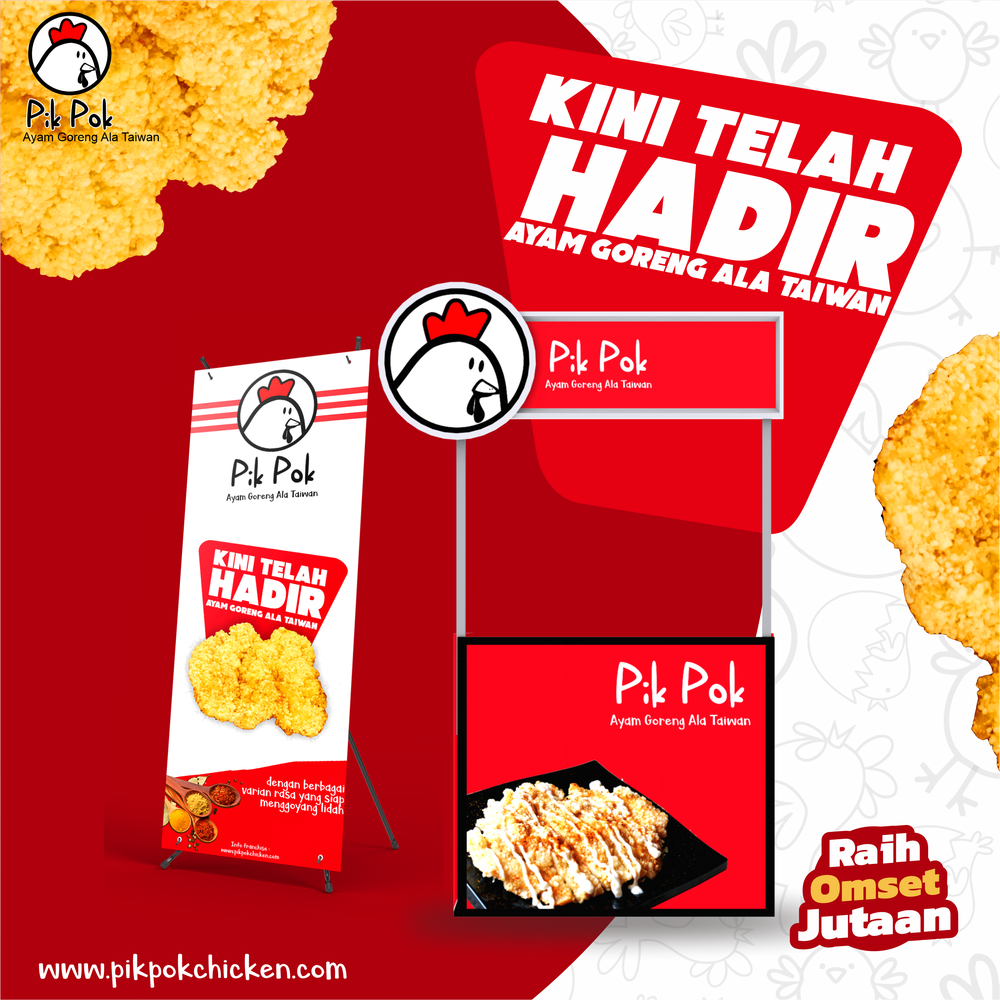 Jual Paket Sampel Franchise Ayam Crispy PIK POK Murah Viral | Shopee ...