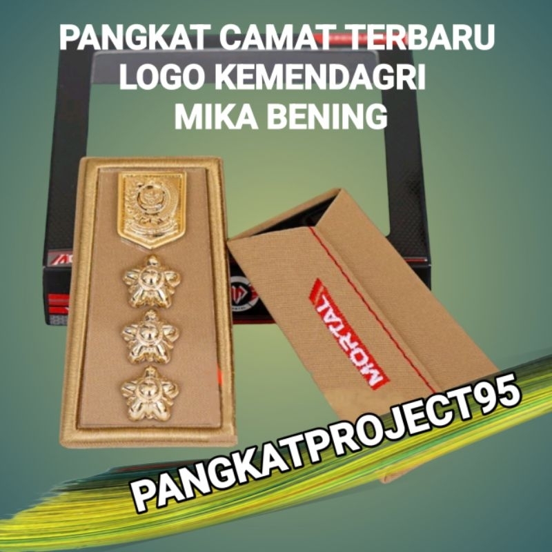 Jual PANGKAT CAMAT TERBARU LOGO KEMENDAGRI MIKA BENING | Shopee Indonesia