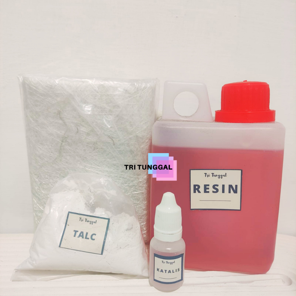 Jual Resin Paket 500gr Warna Merah Komplit Lebih Hemat Paketan Red ...