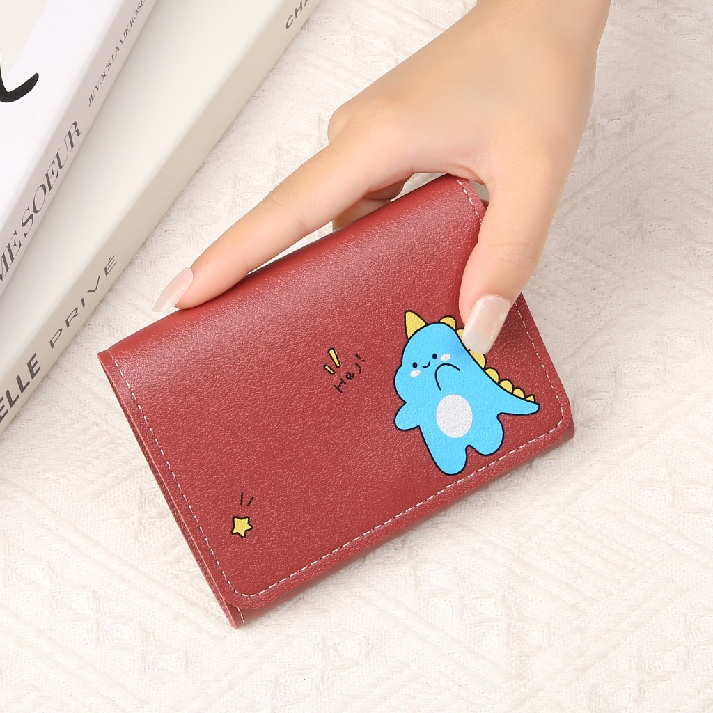 Jual ( 27AN.ID ) Dompet Lipat Wanita Motif Karakter Lucu A76 Dompet ...