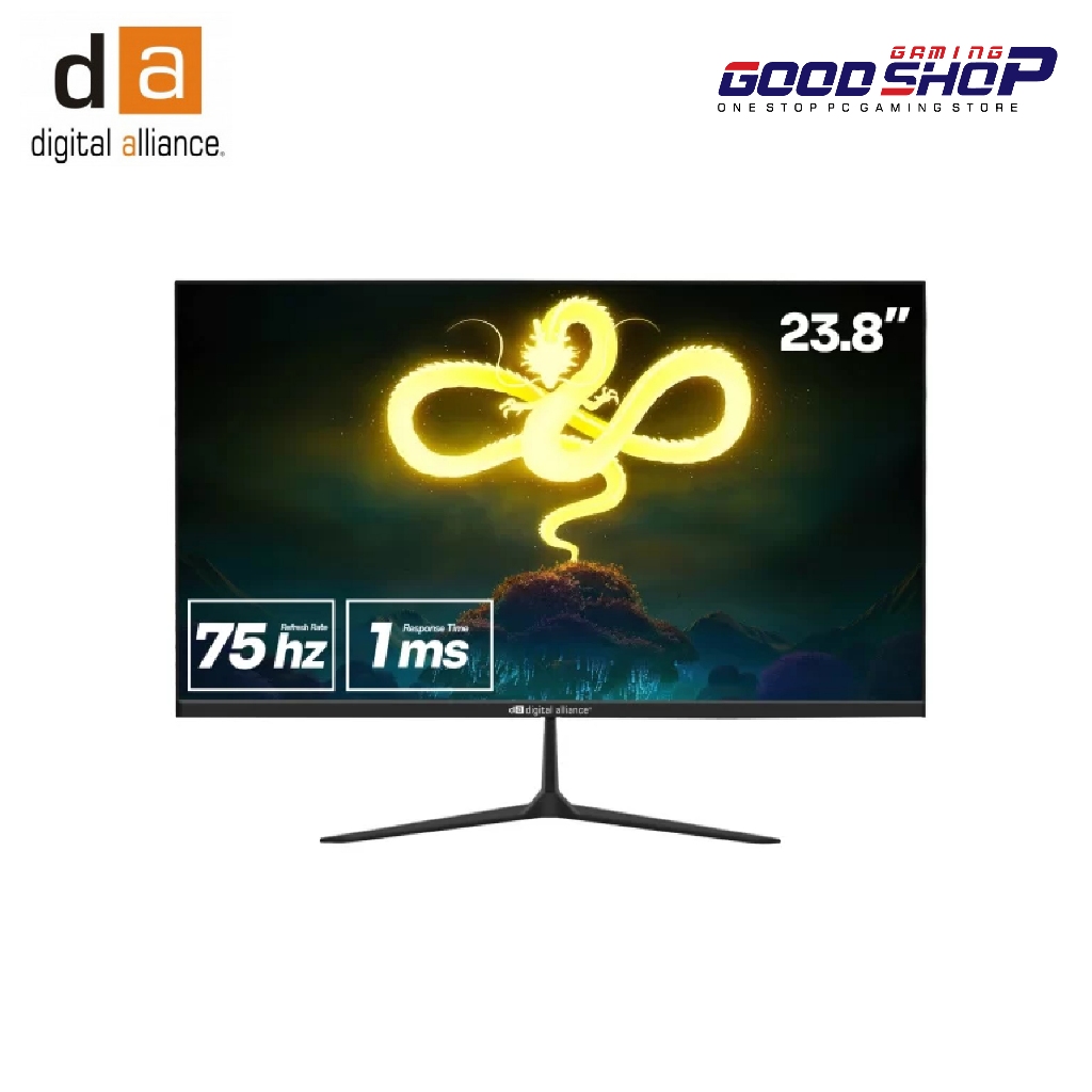 Jual Monitor LED DA Bezelless Frameless 22" 24" inch IPS 75HZ HDMI VGA ...