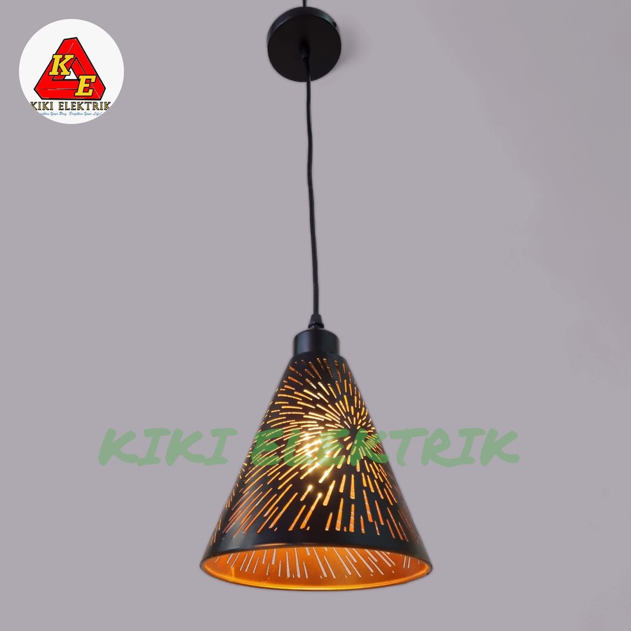 Jual Kap Lampu Gantung Modern Minimalis TY760 Bahan Besi Import Fitting E27 | Shopee Indonesia