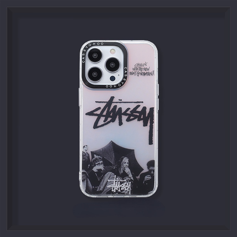 Jual GRADIENT CASE STUSSY IPHONE 11 12 12 PRO MAX 13 13 PRO MAX 14 14 ...