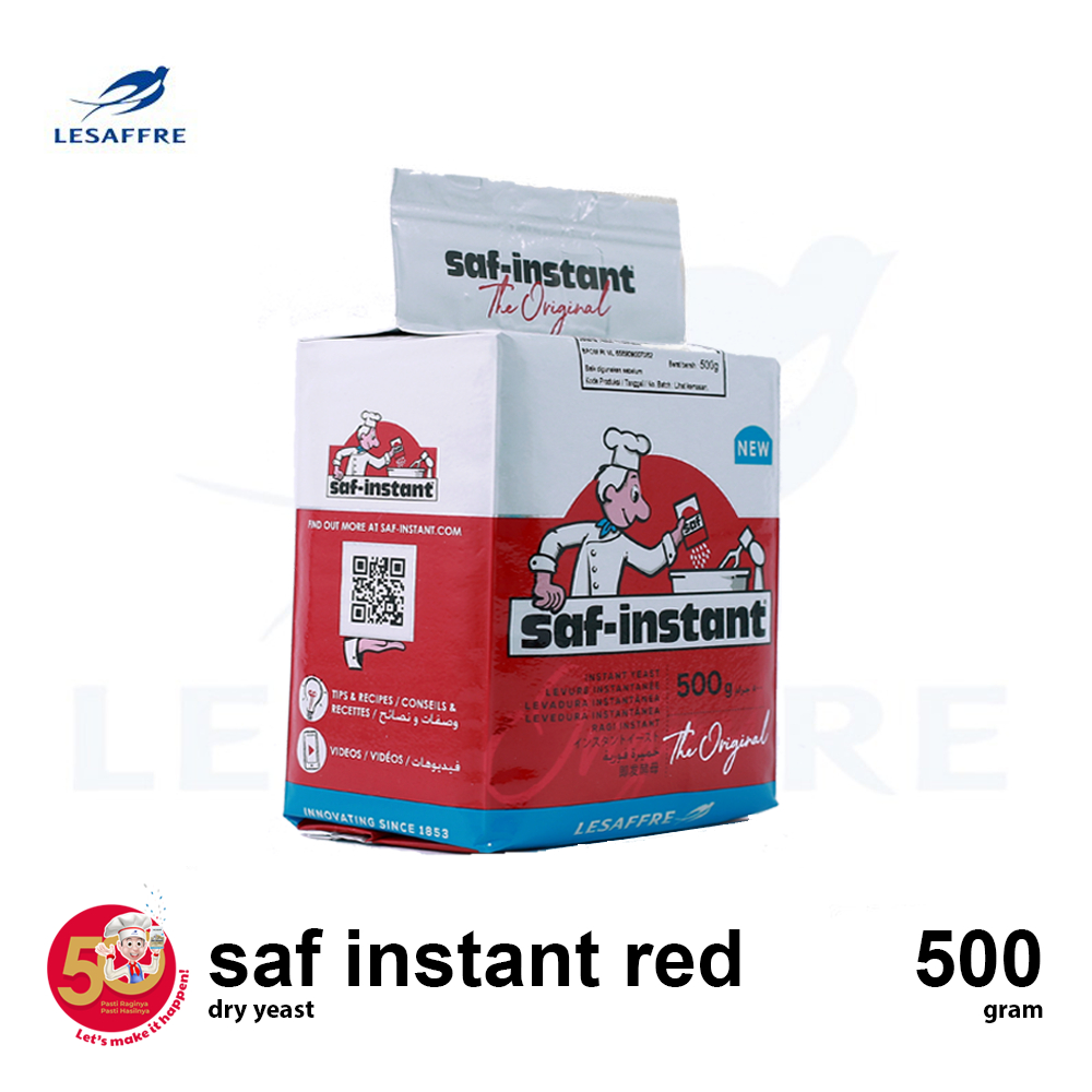 Jual SAF INSTANT RED, Ragi Kering Instant per 500 gr | Shopee Indonesia