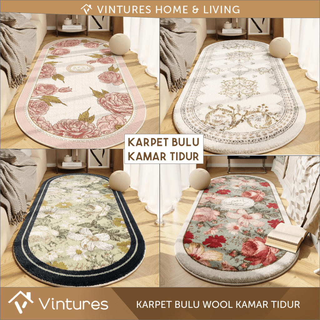 Jual [50X120 CM] Karpet Bulu Kamar Tidur / Karpet Aesthetic / Karpet ...