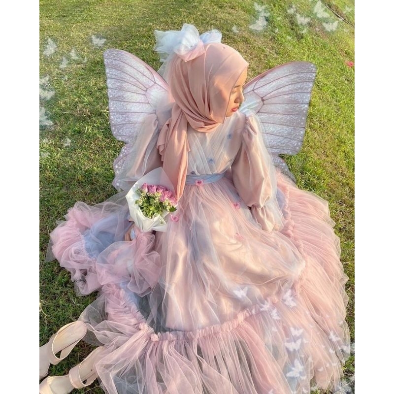 Jual butterfly dress hijab | Shopee Indonesia