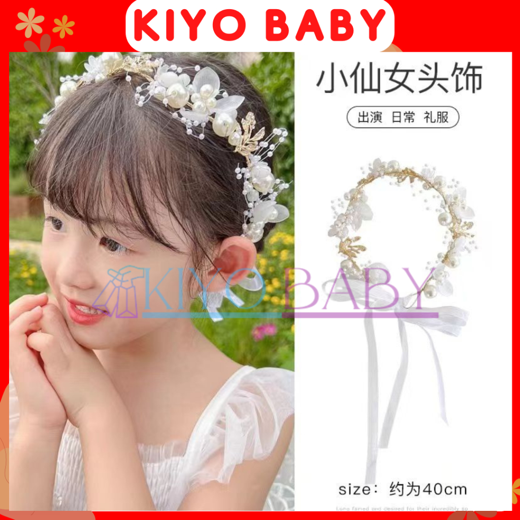 Jual J-134 | BANDO BANDANA ANAK PESTA BUNGA KOREA/JEPITAN ANAK PESTA ...