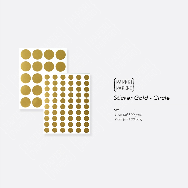 Jual Sticker Gold Circle Oracle / Segel Label Emas | Shopee Indonesia