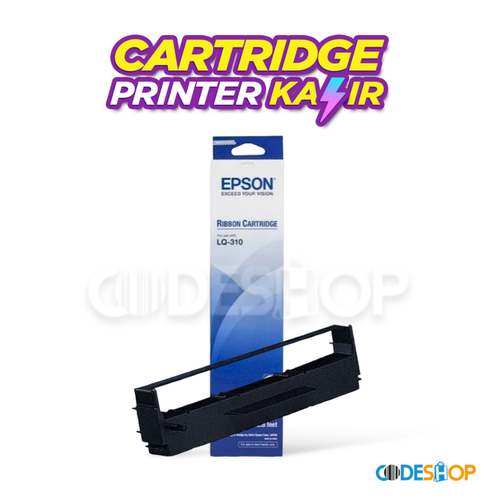 Jual Ribbon Printer Dot Matrix 10M / 10 Meter Black Epson LQ310 ...