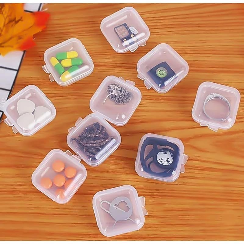 Jual KOTAK OBAT MINI TRANSPARAN WADAH TEMPAT PENYIMPANAN PIL OBAT ...