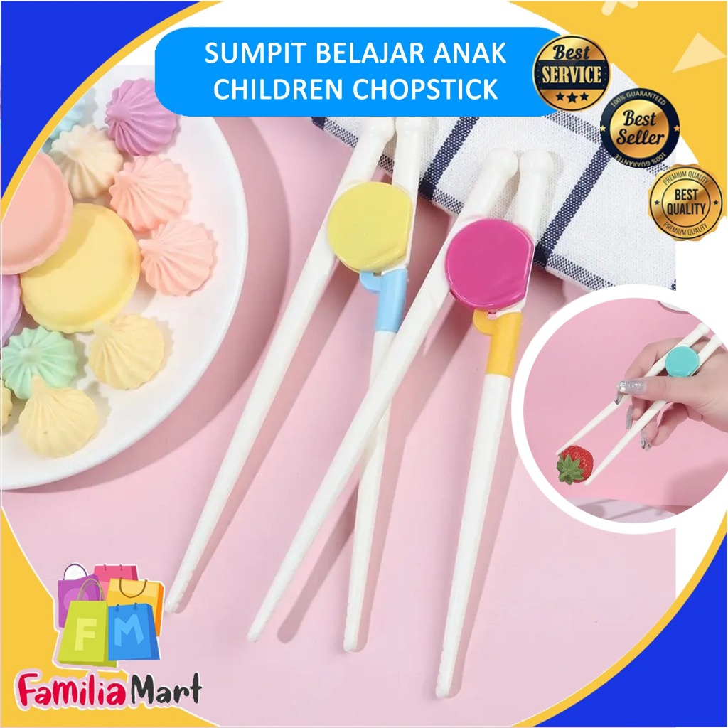 Jual Sumpit Anak Balita Children Training Chopstick Belajar Weaning ...