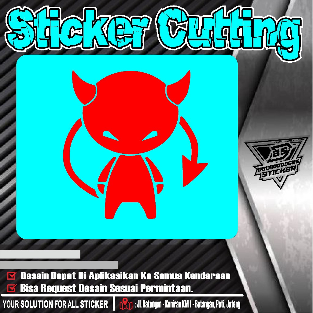 Jual STICKER CUSTOM CUTTING -STICKER VARIASI MOTOR | Shopee Indonesia