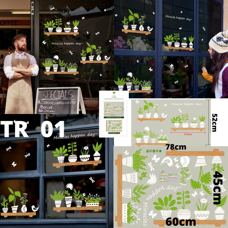 Jual WALL STICKER STIKER SETIKER RUMPUT WALLSTIKER WALLSTICKER DINDING ...