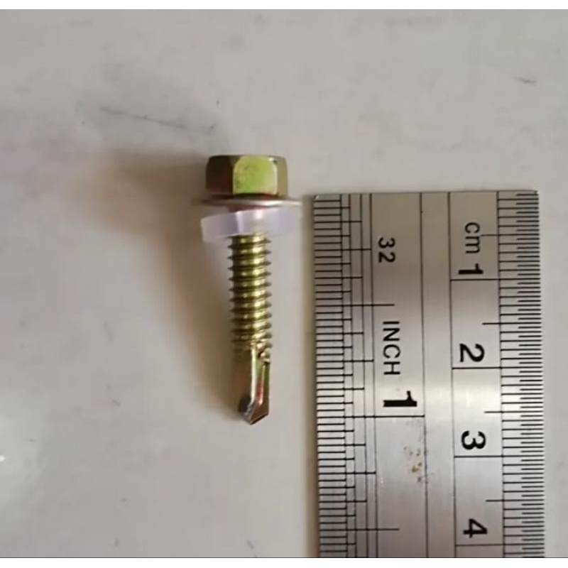 Jual SJT Baut Baja Ringan Roofing self Drilling Baut Atap Spandek ...