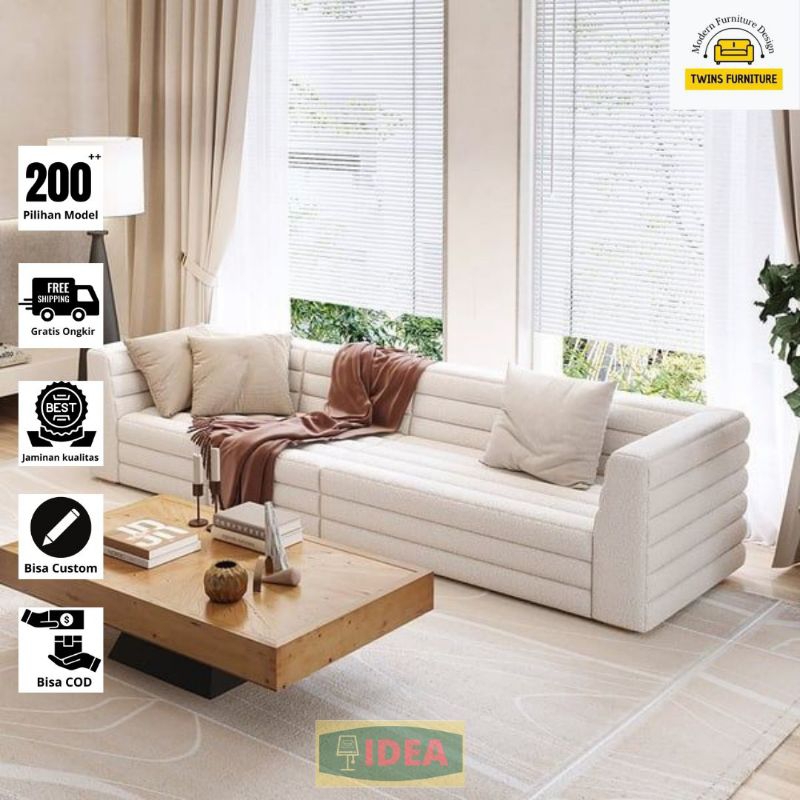 Jual IDEA - Sofa Model Baru/Sofa Ruang Tamu Keluarga/Minimalis Kekinian ...