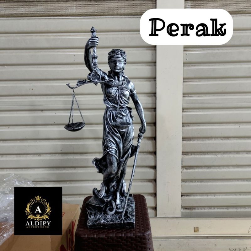 Jual Patung Pajangan Hukum Dewi Keadilan LADY of JUSTICE(Justitia ...