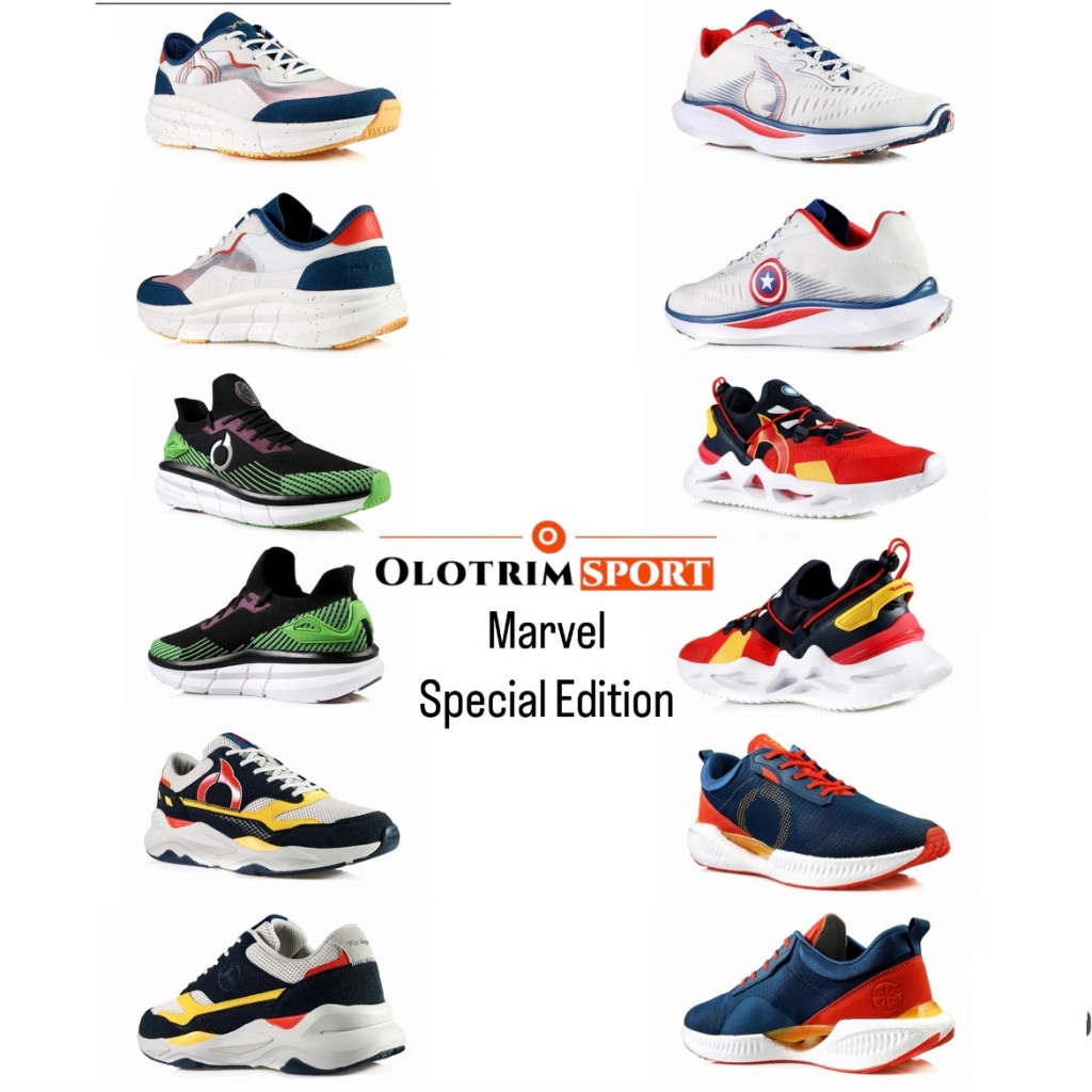 Jual {Marvel Special Edition} Sepatu Running Fashion Lari Ortus Ortus ...
