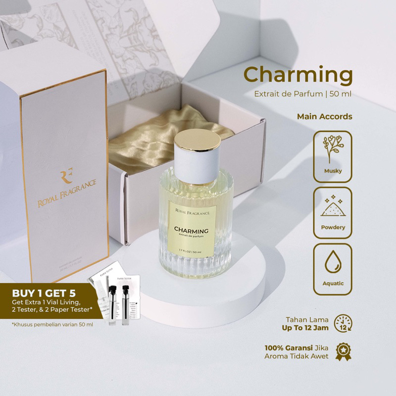Jual EXTRAIT PARFUM CHARMING FOR WOMEN - ROYAL FRAGRANCE | Shopee Indonesia