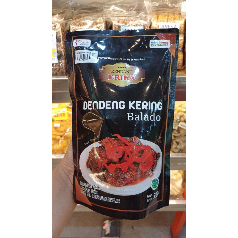Jual rendang daging sapi erika 200g | Shopee Indonesia