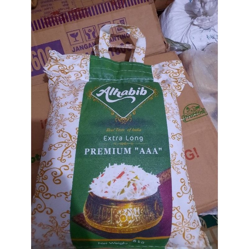 Jual beras basmati withe pearl 5kg | Shopee Indonesia