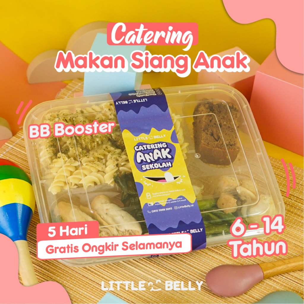 Jual Little Belly - Catering Makan Siang Anak - 5 HARI | Untuk usia 6-14 tahun | Shopee Indonesia