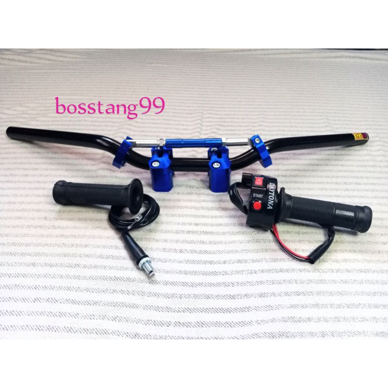 Jual Stang Rzr + gasspontan tombol+ raiser stang cnc + palang stang ...