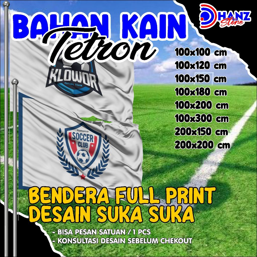 Jual Cetak Bendera Custom | BENDERA PREMIUM | Bendera desain custom ...