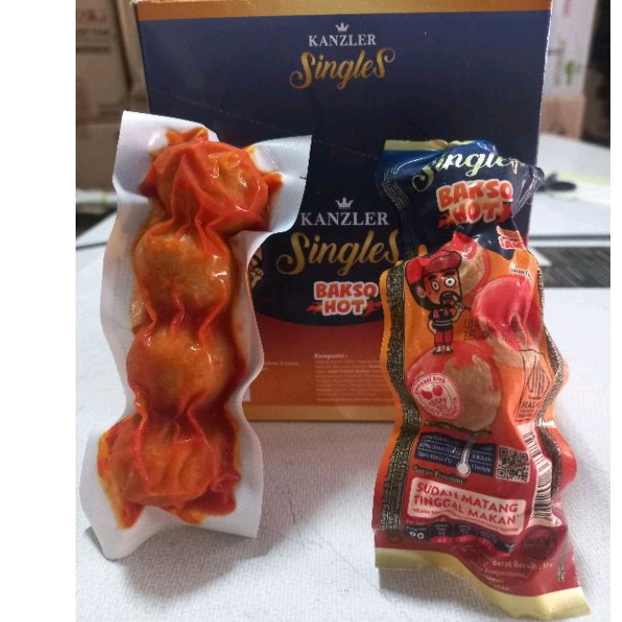 Jual Bakso pedas Kanzler Bakso hot Bakso sapi hot kanzler singles 1pack ...