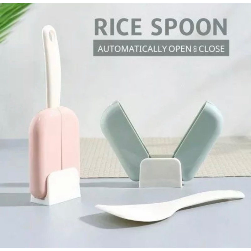 Jual Sendok Nasi (holder nasi penutup otomatis bow) / Centong Nasi ...