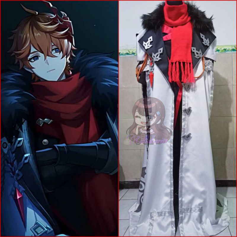 Jual Costume Childe/Tartaglia Fatui/Winter/Genshin Impact | Shopee ...
