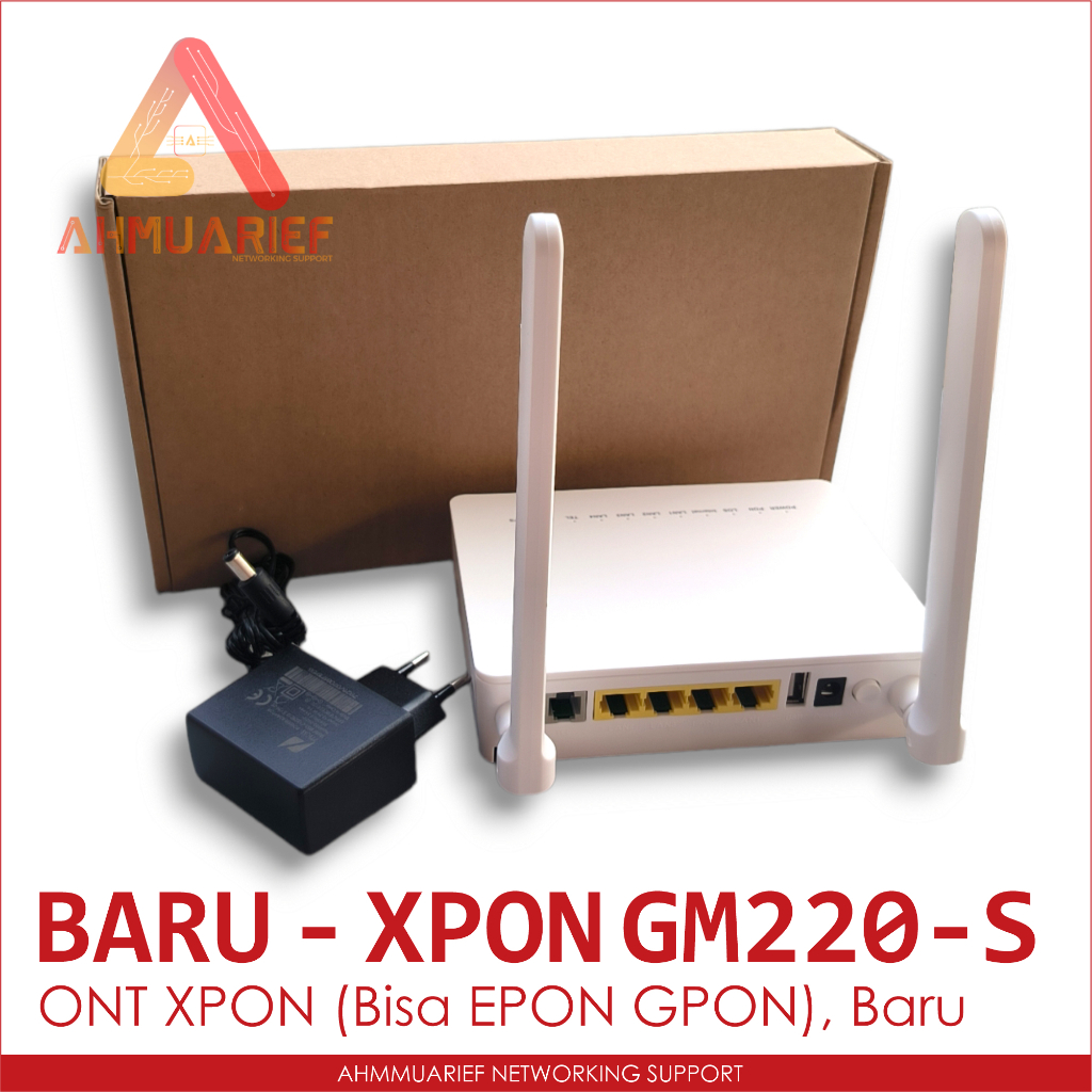 Jual BARU - ONT ONU MODEM XPON GM220-S GM220 BISA EPON DAN GPON WIFI WIRELESS | Shopee Indonesia