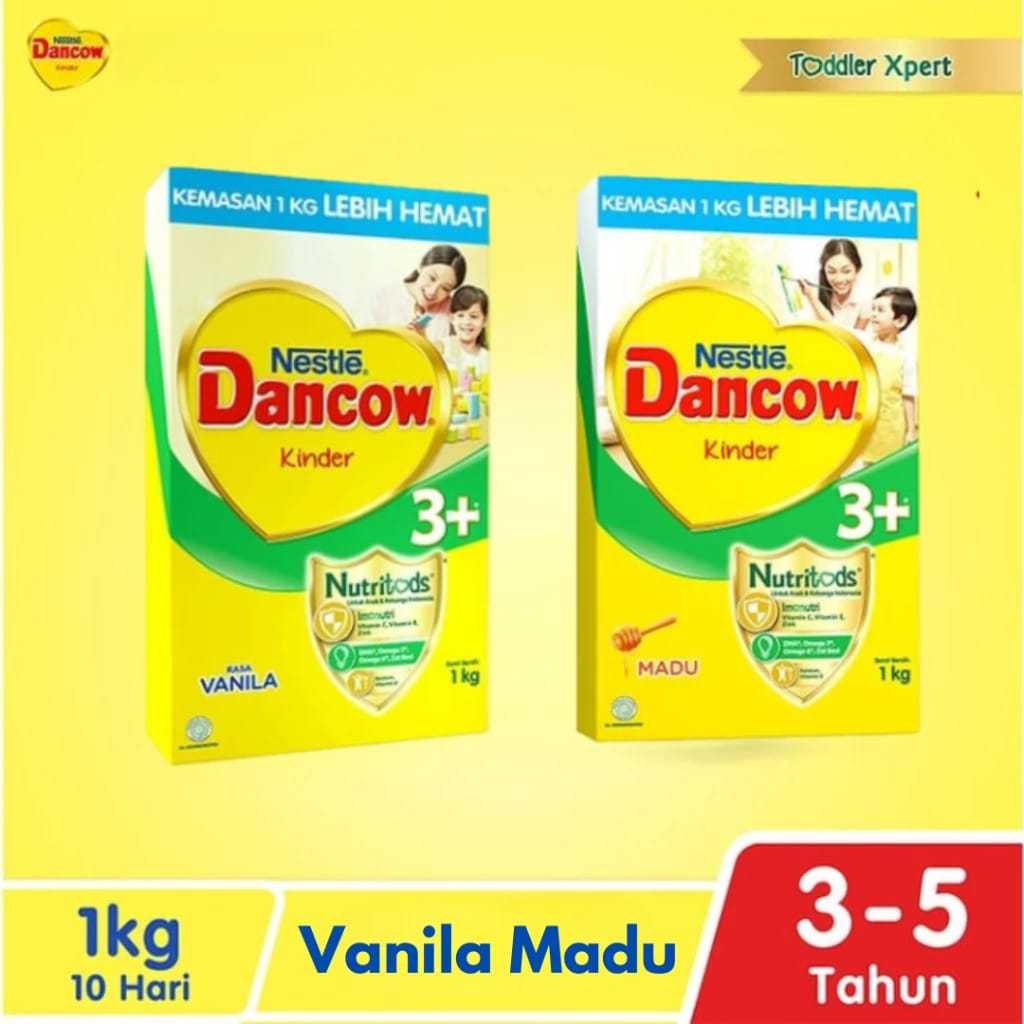 Jual Nestle Dancow 3+ dengan Susu Pertumbuhan Rasa Vanila / Madu 3-5 ...