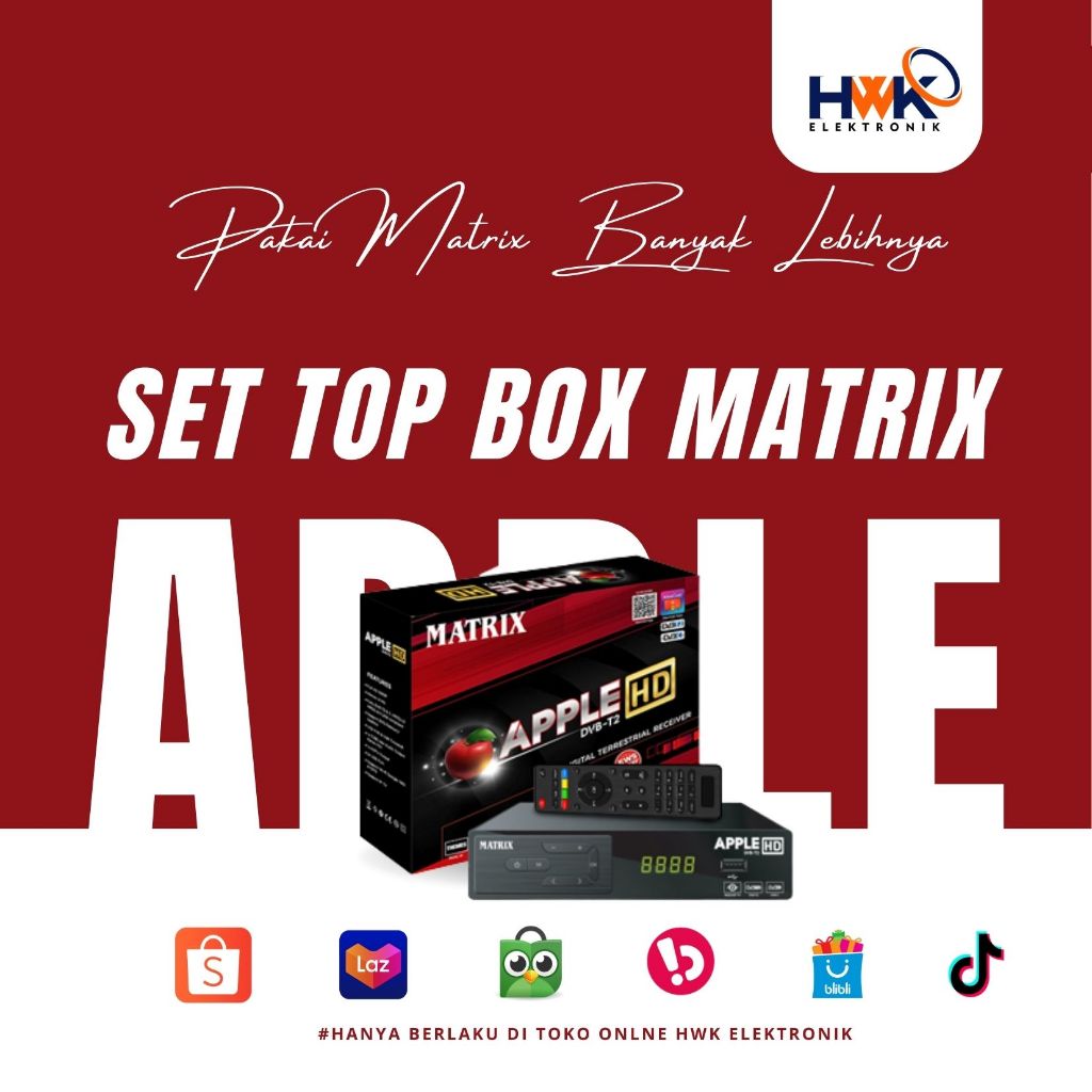 Jual STB TV DIGITAL SET TOP BOX DVB T2 UNTUK TV TABUNG/TV LED MURAH ...