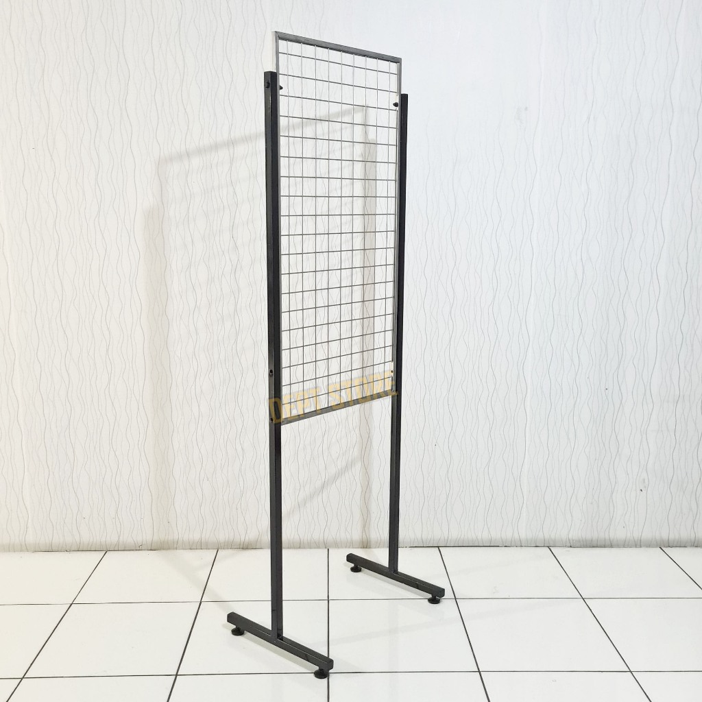 Jual Rak Ram Mundo 60 x 120 cm Jaring Besi Kaki Cantolan Display ...