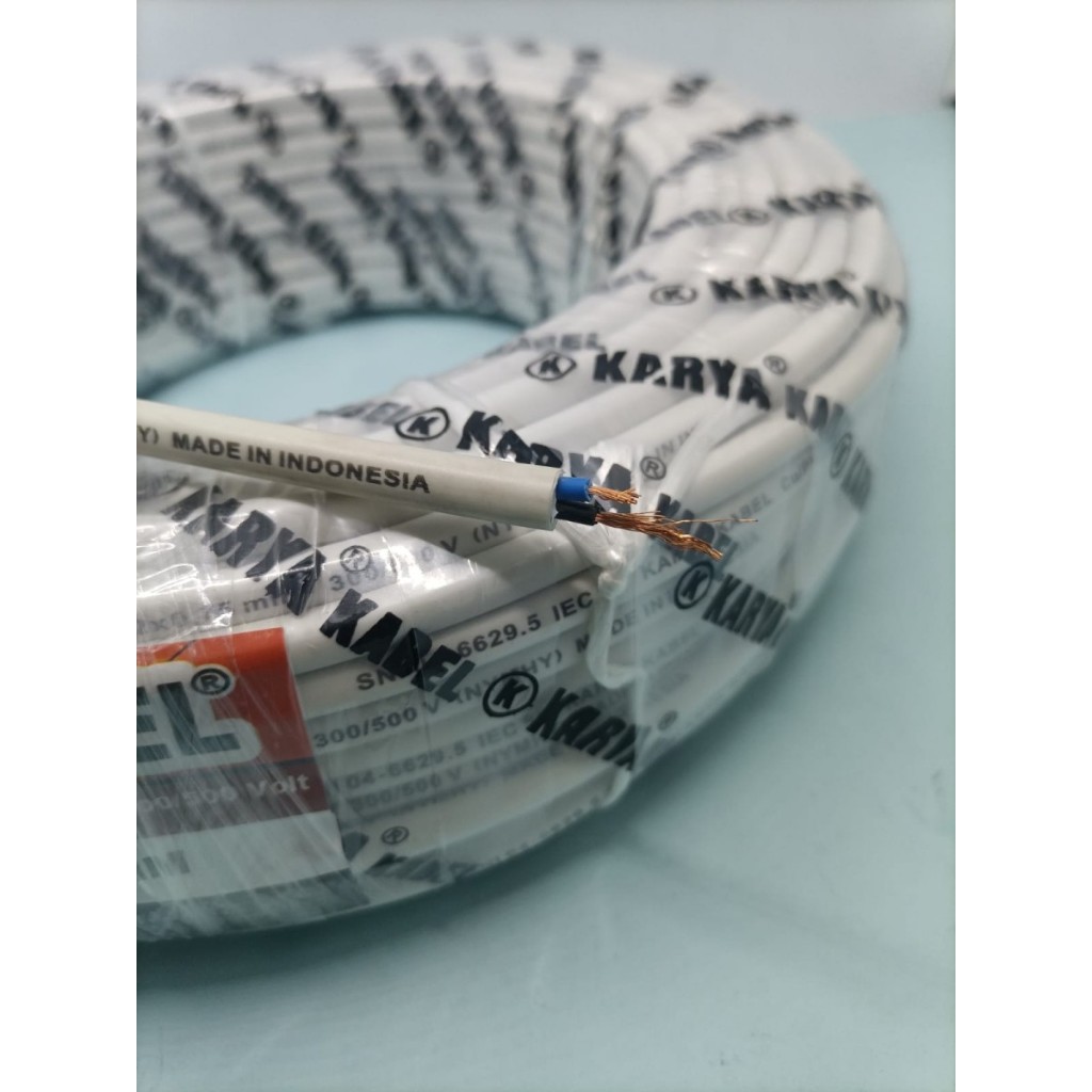 Jual Kabel Listrik Serabut isi 2 NYMHY 2X0,75 SNI Harga Meteran Per meter | Shopee Indonesia