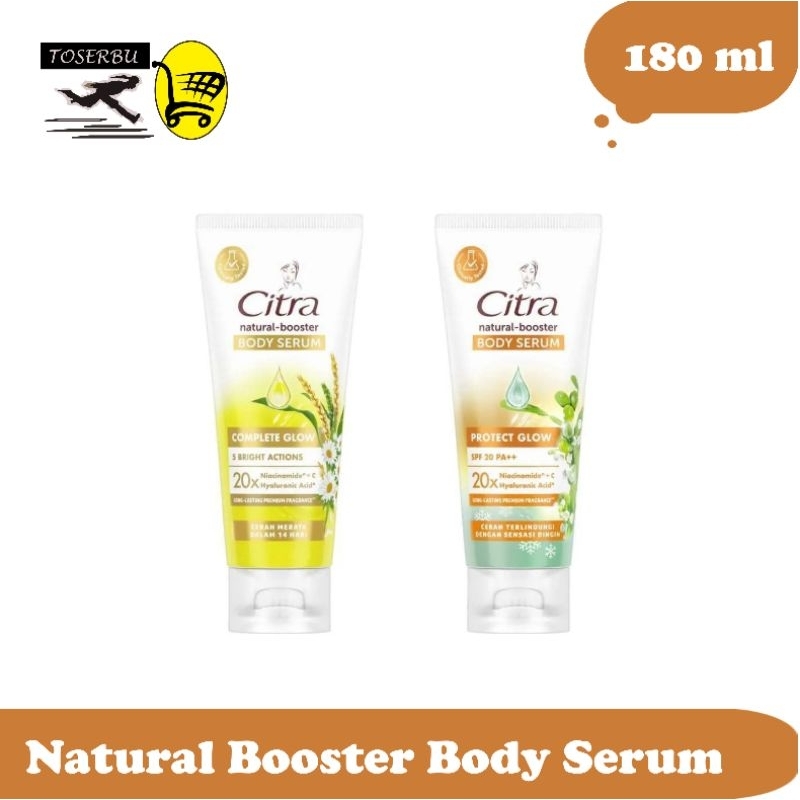 Jual CITRA Natural Booster Body Serum - Complete Protect Glow 180ml ...