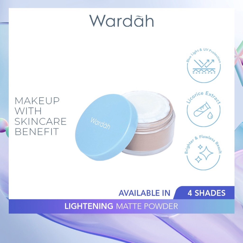 Jual WARDAH Lightening Loose Powder SPF 20PA++ 20Gr || Bedak Tabur ...