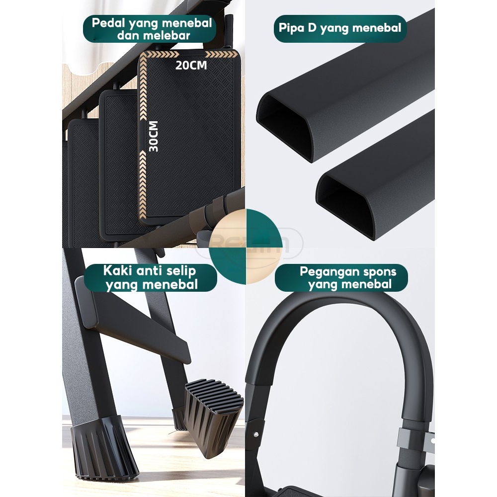 Jual Reaim Tangga 3/4/5/6/7/8 Step Tangga Lipat Multifungsi Lipat ...